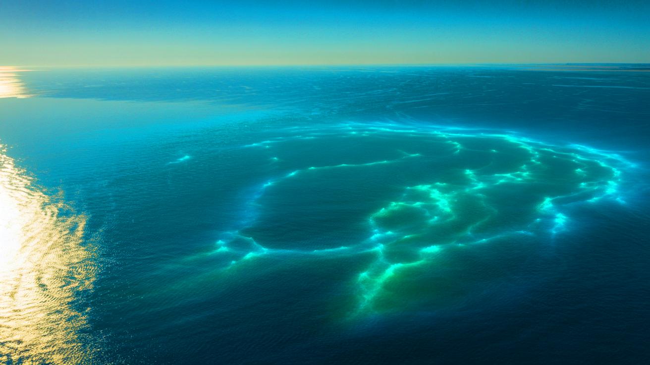 "Unreal Light Emerges": NASA Detects Enormous Glowing Ocean Creature ...